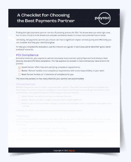 Choosing the Right Payments Partner